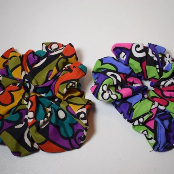 Hair | Hair Scrunchie Clips And Bands Vintage 2pieces | Poshmark